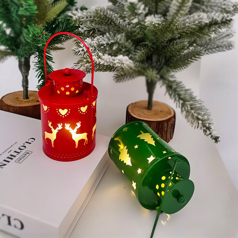 Christmas Candle Lights LED Small Lanterns Wind Lights Electronic Cand ...